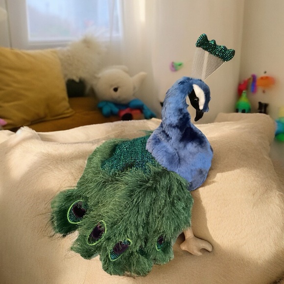 Folkmanis | Toys | Vintage Folkmanis Peacock Hand Puppet Bird Plush ...